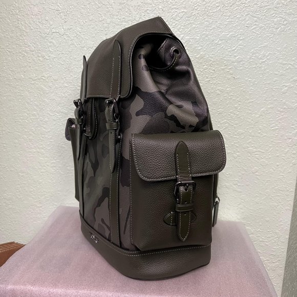 Coach | Bags | Nwt Coach C9968 Mens Hudson Backpack With Camo Print ...